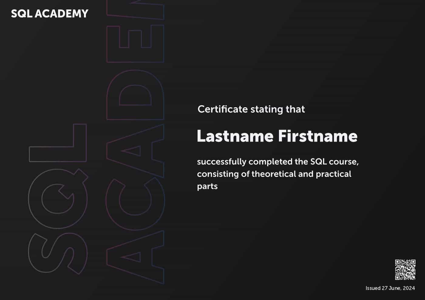 Introduction — Interactive SQL Course